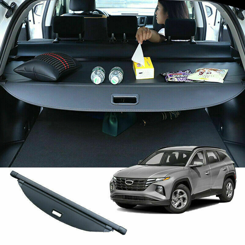 2022 For Hyundai Tucson Retractable Rear Trunk Cargo Cover Security ...