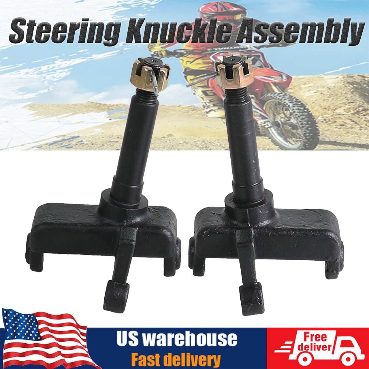 New Hub Steering Knuckle Spindle Assembly | Grelly USA