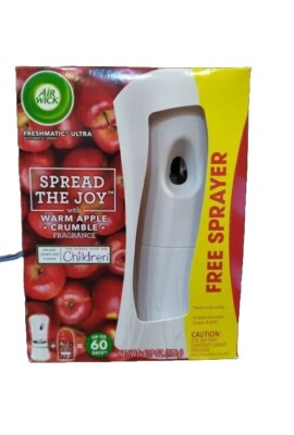 Air Wick Warm Apple Crumble Freshmatic Ultra Spray & Sprayer Unit | eBay