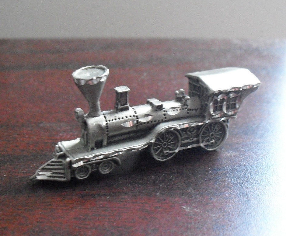 Vintage 1987 Cuter Pewter Steam Locomotive Figurine 1" Tall | eBay