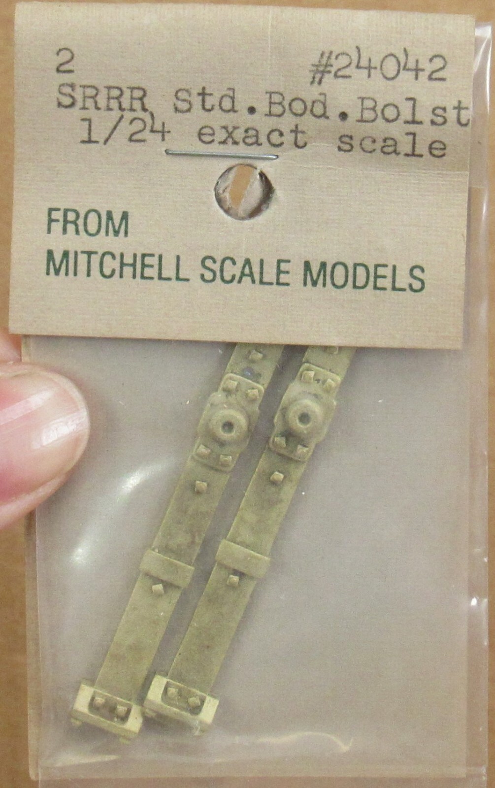 Mitchell Scale Models 24042 SRRR, Stnd Body Truck Bolster 1:24 *BRASS ...