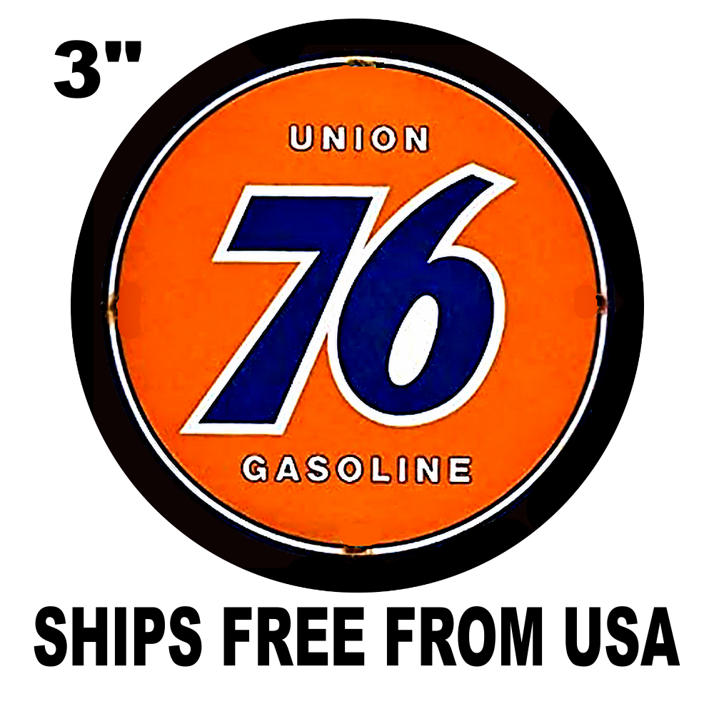 UNION 76 Sign Sticker Decal GAS MOTOR OIL DECAL Vintage Replica | eBay