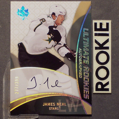 JAMES NEAL 2008/09 Ultimate ROOKIES Autographed /399 #73 Edmonton ...