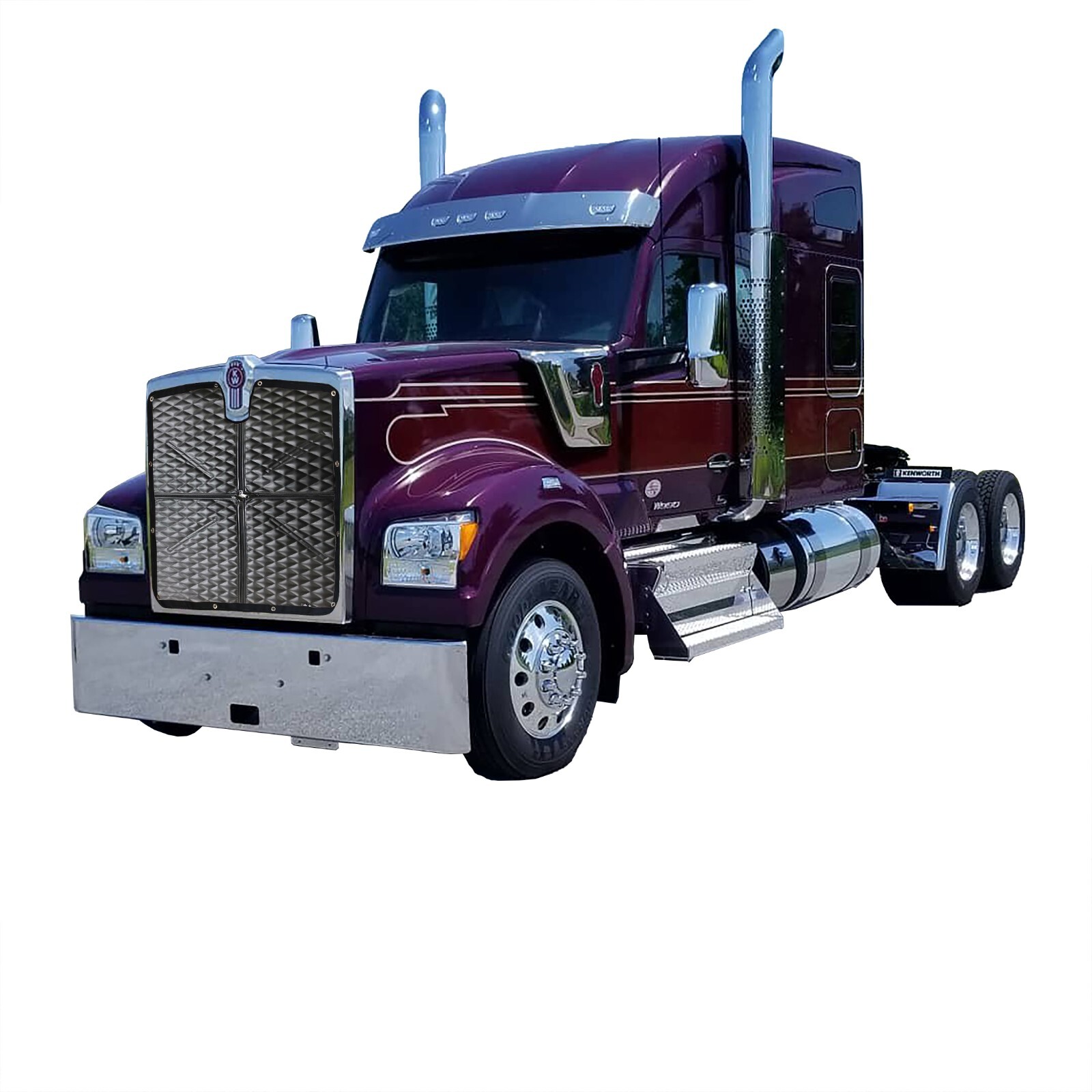 Kenworth W990 Premium Quilted Winter Front- 20 Colors Available! | eBay