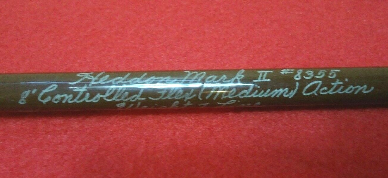 Heddon Mark II (8355) 8' Controlled Flex Action 7wt.2 piece Fiberglass ...