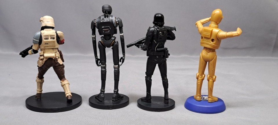 Star Wars Action Figures Cake Topper Disney Store Exclusive 4 figures ...