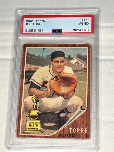 PSA 4 TOPPS 1962 JOE TORRE #218 PSA4 ROOKIE RC | eBay