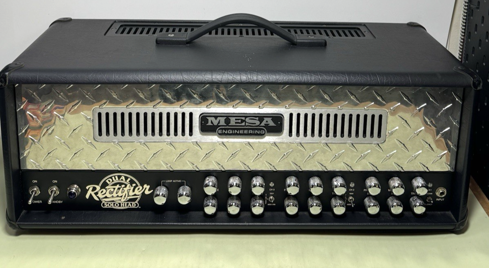 Mesa Boogie Dual Rectifier Solo Head 3Chan,100Watt Guitar Amp Head w ...