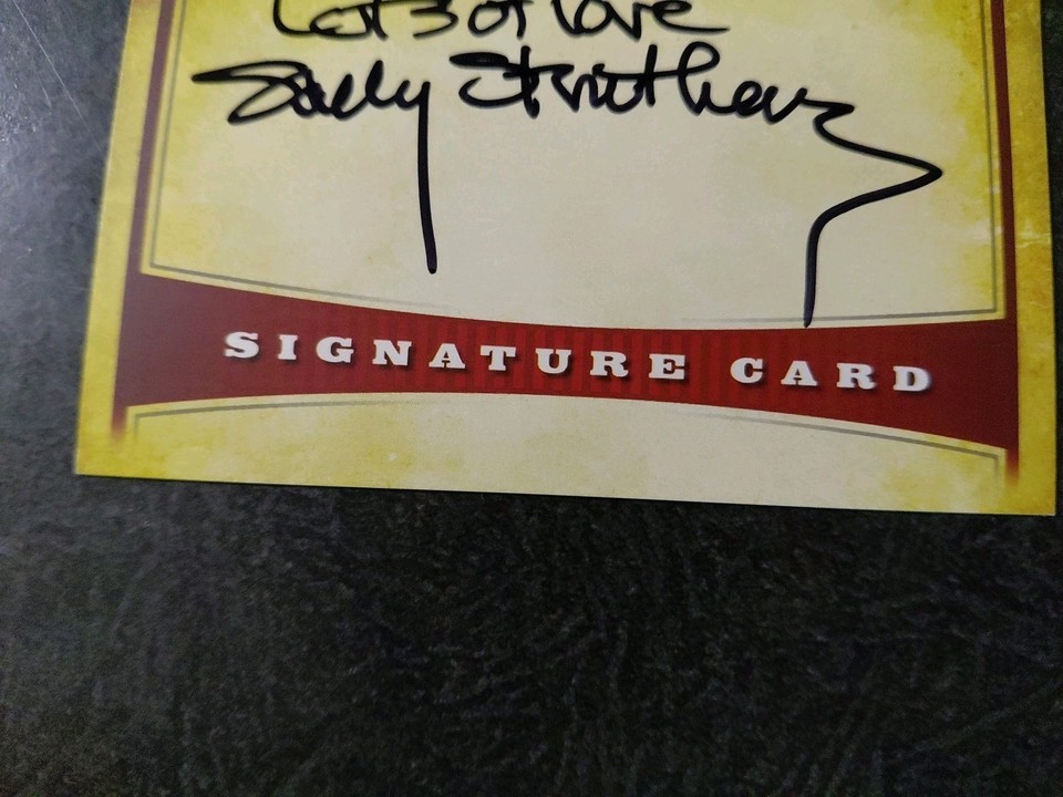 SALLY STRUTHERS Authentic Hand Signed Autograph CARD - ALL IN THE ...