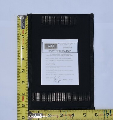 New 5x8 Soft Trauma Plate Bullet Proof Body Armor Ballistic Vest | eBay