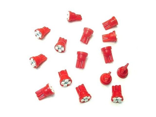 15 BRIGHT Red 194 Wedge Instrument Panel Cluster Dashboard LEDs Light ...