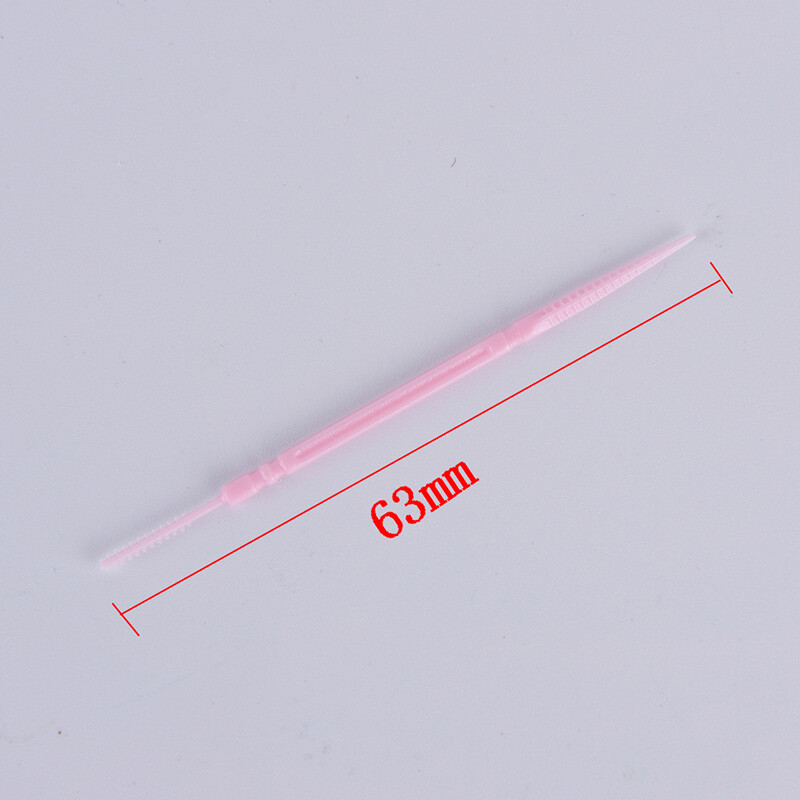 100Pcs Plastic Dental Picks Oral Hygiene 2 Way Interdental Brush Tooth ...