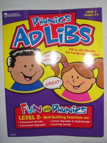 Phonics Ad Libs, Level 2 (Grades 2-3) - Paperback By Stephanie Herbek ...