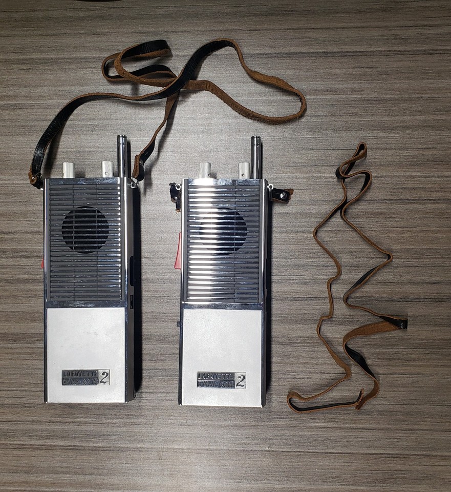 2 Vintage Lafayette Radio DYNA-COM 2 Walkie Talkies - Stranger Things ...