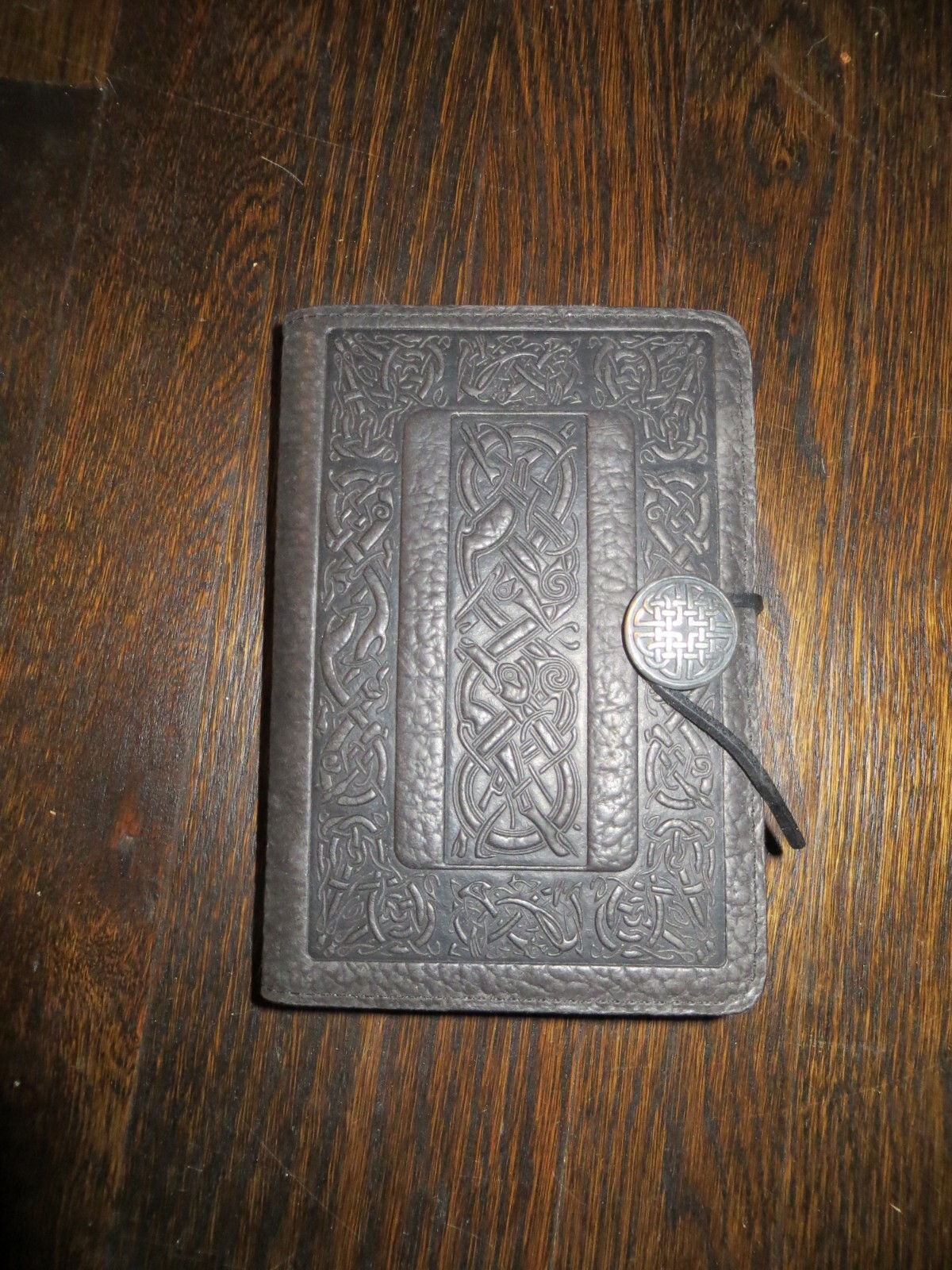 Oberon Design Santa Rose CA Small Black Leather Notebook Journal Cover ...