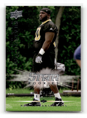 2008 Upper Deck Rookie Exclusives #RE91 Sedrick Ellis New Orleans ...