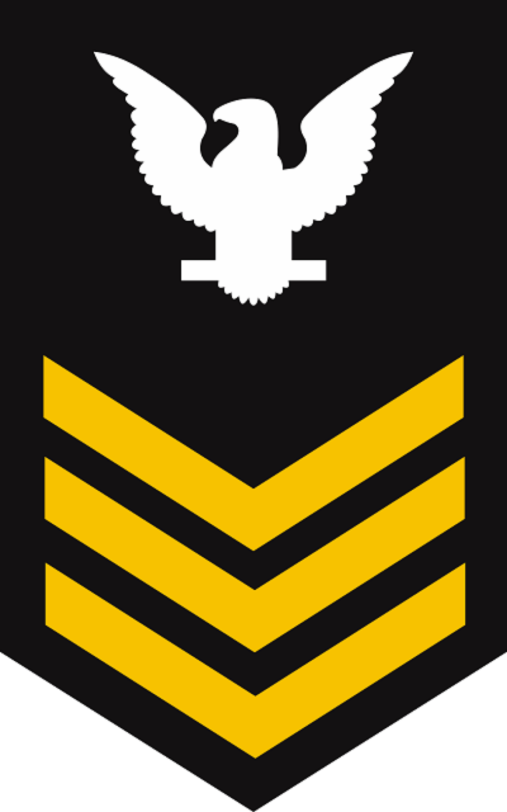 4" NAVY E-6 PETTY OFFICER FIRST CLASS GOLD DECAL STICKER USA MADE | eBay