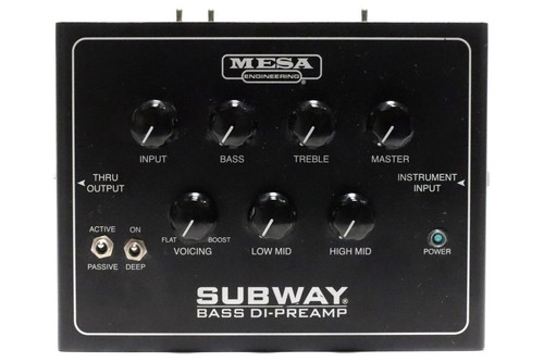 MESA ENGINEERING SUBWAY BASS DI-PREAMP Made in California USA Pedal ...