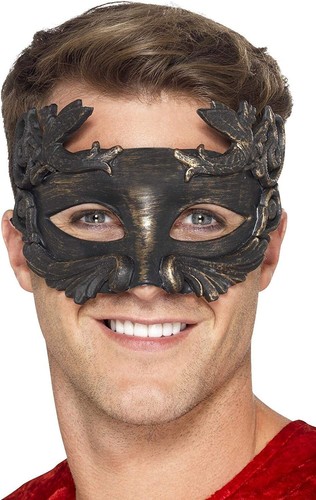 Smiffys 27556 Warrior God Metallic Masquerade Eye Mask One Size | eBay