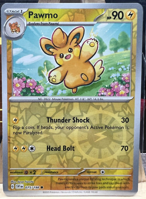 Pawmo Reverse Holo 075/198 Scarlet and Violet Pokemon TCG | eBay