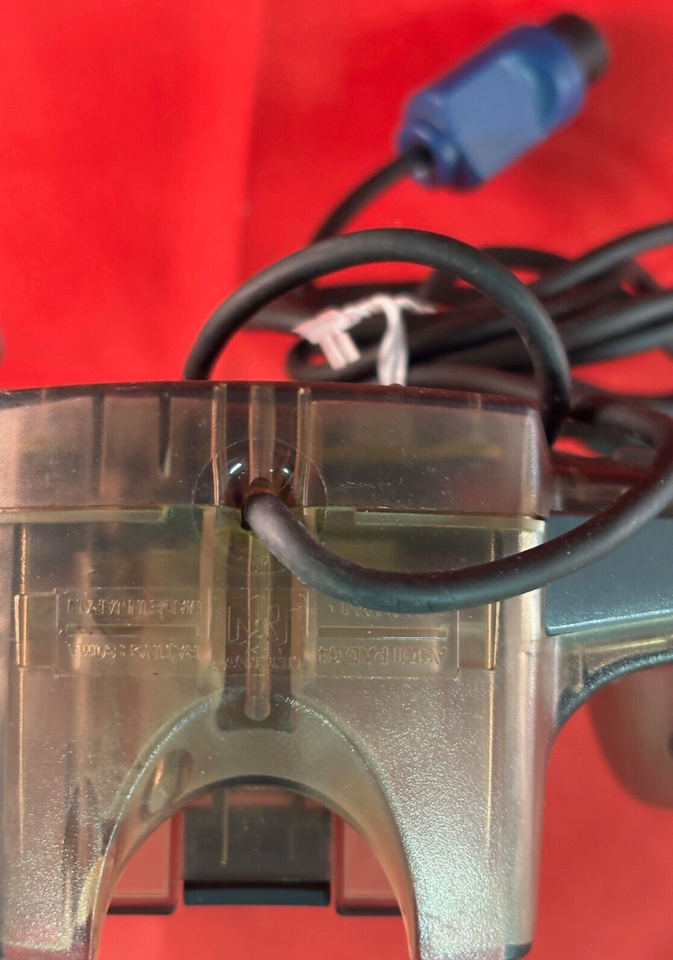 ASCII PAD 64 Clear Black ASC-0901 Controller For Nintendo64 Used From ...