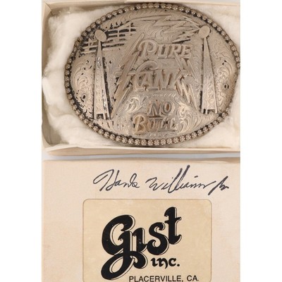 Xl Silver P Hank Williams Jr Bocephus Country Music Western Vintage ...