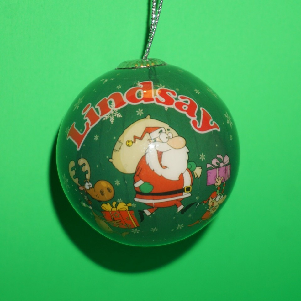 Christmas Ornament Ball Personalized The Name People Many Colors Pick ...