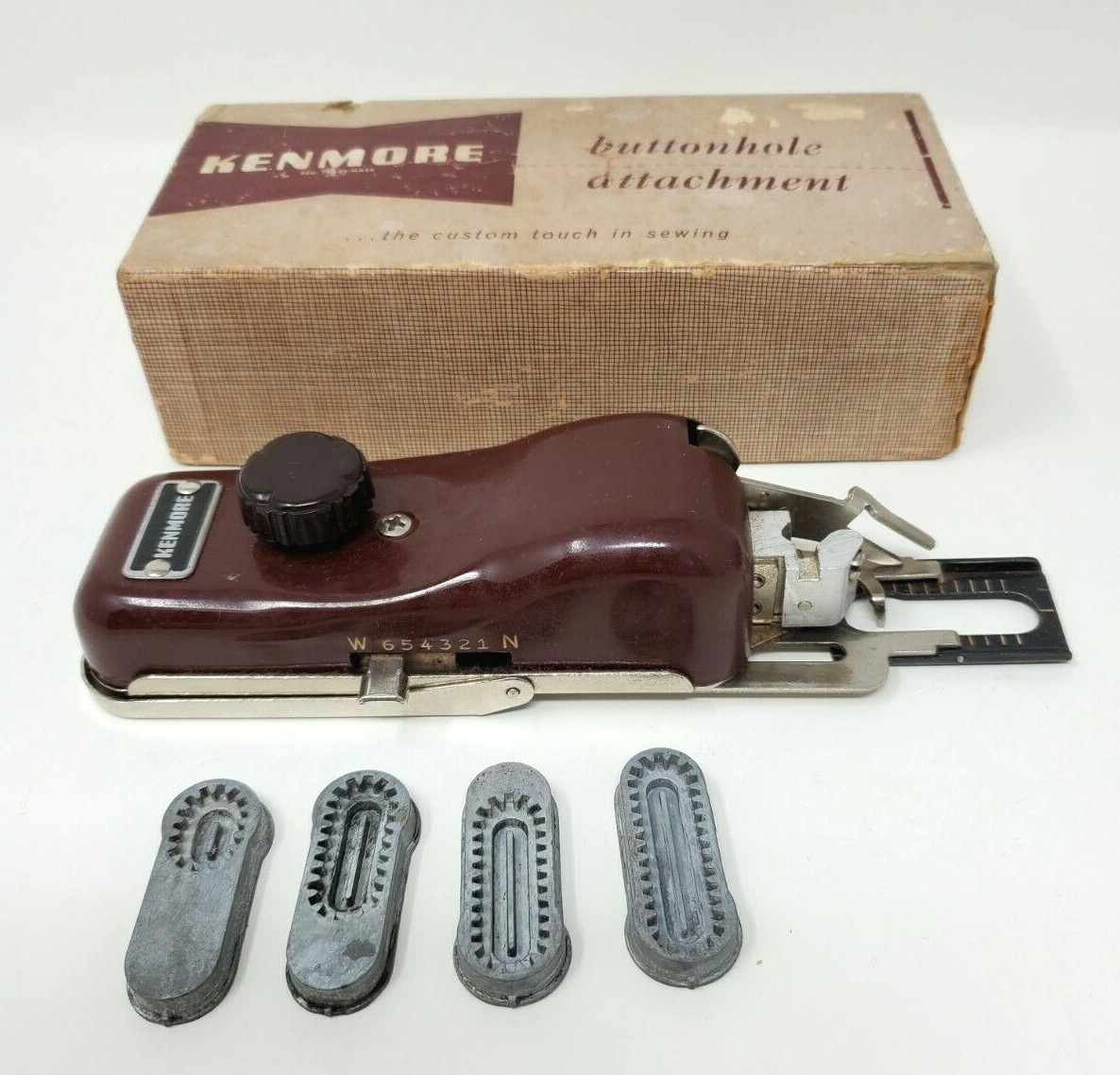 Vintage Sears Roebuck & Co. Kenmore Buttonhole Attachment Greist MFG Co ...