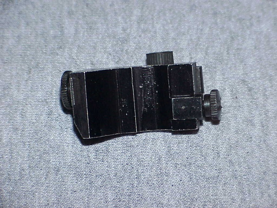 Redfield model 22 rear peep sight fits 3/8" groove receivers used free ...