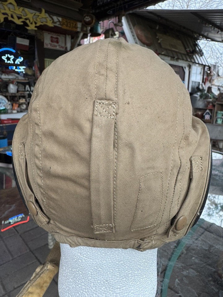 WW2 US Army Air Force Aircraft - TYPE AN-H-15 FLIGHT HELMET Liner FAST ...