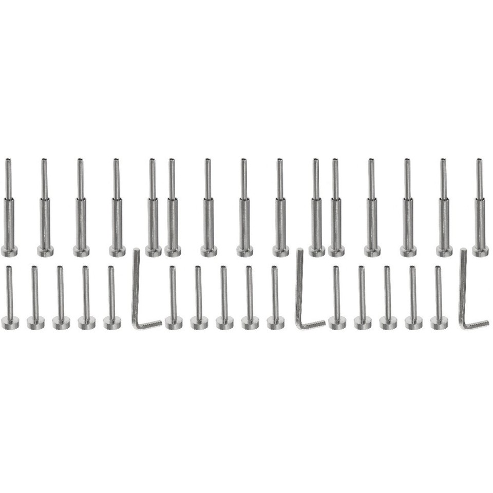 15 Pairs Cable Railing Kit Threaded Terminal Deck Railing System Kit ...