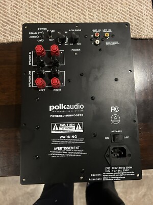 polk audio psw505 amplifier | eBay