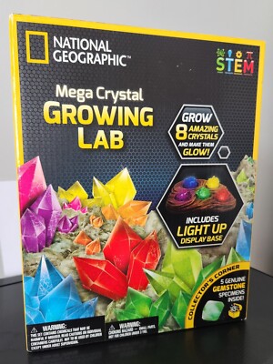 NATIONAL GEOGRAPHIC & STEM APPROVED - "Mega Crystal GROWING LAB" A ...