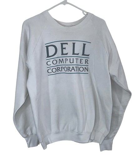 Vintage 90s Dell Computer Corp Crewneck Sweatshirt Size XL Made in USA ...