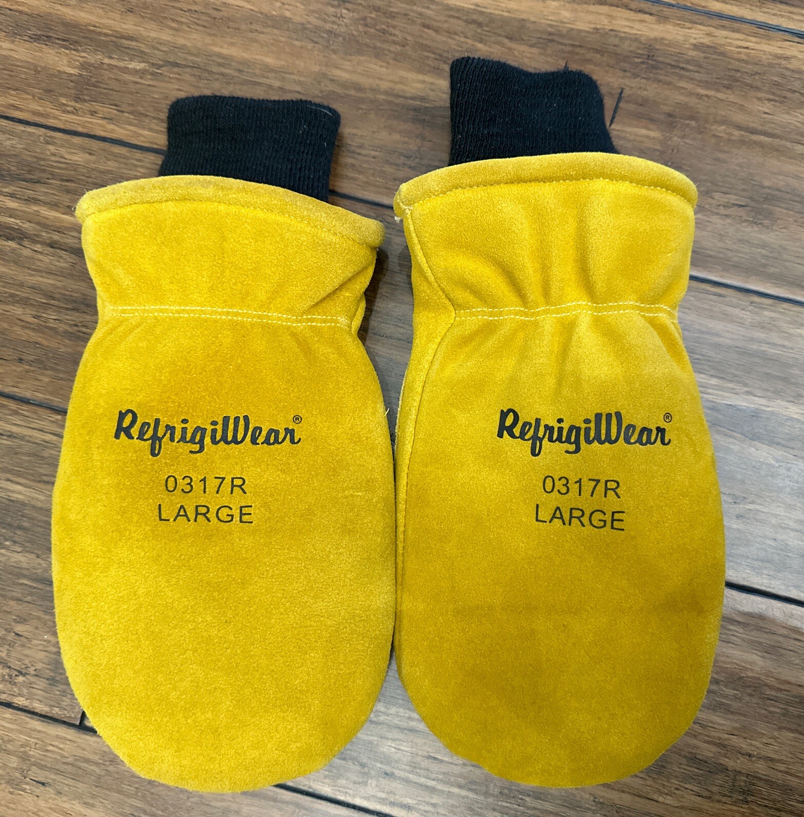 RefrigiWear 317 Leather Gloves Fiberfill Insulated Cowhide Size Large ...