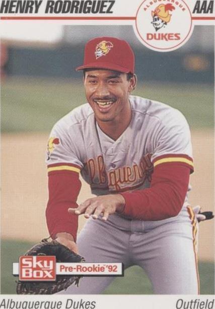 1992 SkyBox Pre-Rookie - AAA Packs Henry Rodriguez #10 for sale online | eBay