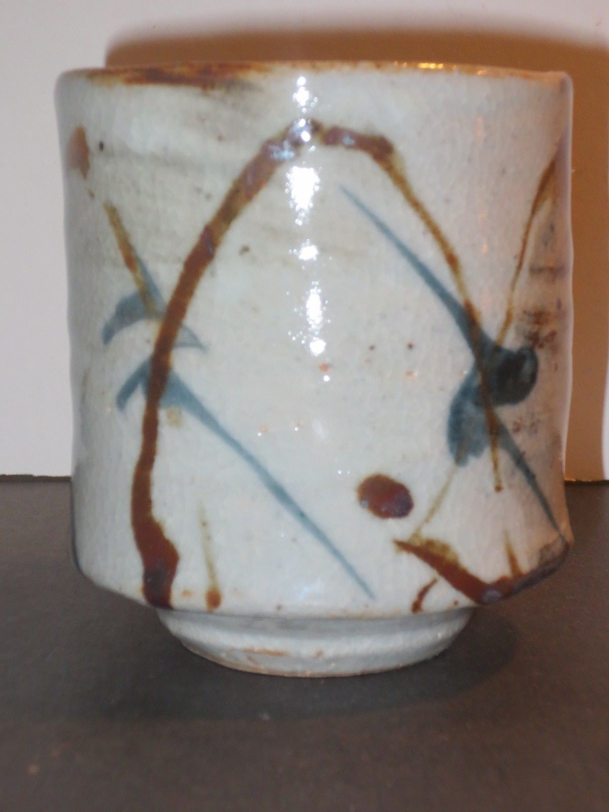 Randy Johnston Large Decorated Studio Pottery Yunomi Tea Cup, Marked | eBay