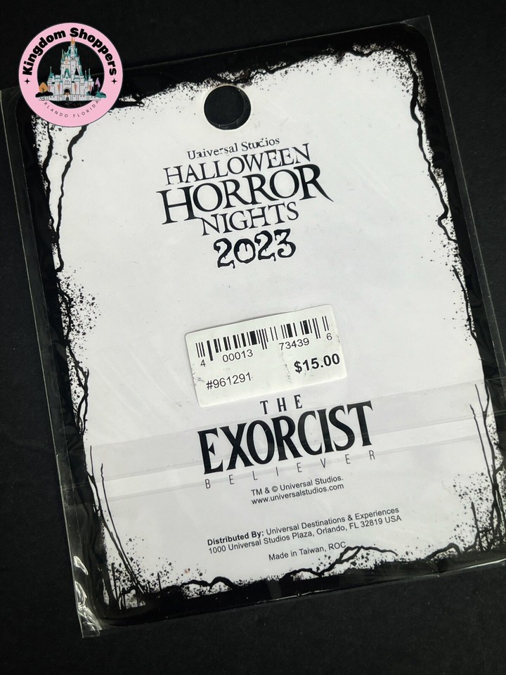 2023 HHN Halloween Horror Nights UNIVERSAL ORLANDO The Exorcist Patch Set | eBay
