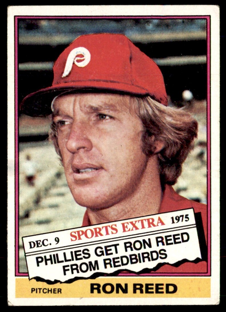 1976 Topps Traded Ron Reed Philadelphia Phillies #58T | eBay