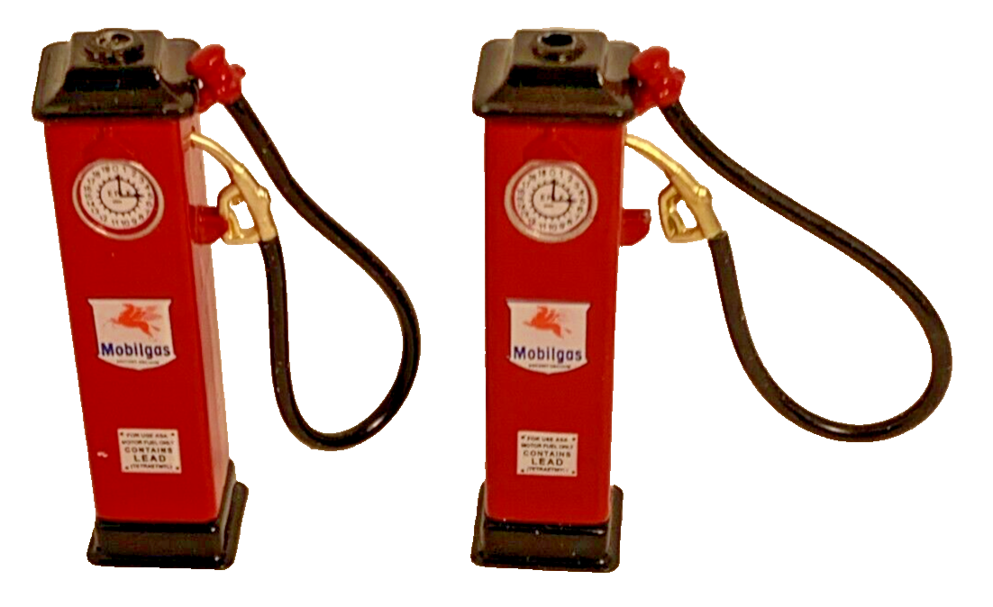 Lot of 2, Vintage "Mobilgas" 1:43 Scale Gas Pump, 1932 replica. [e-09 ...
