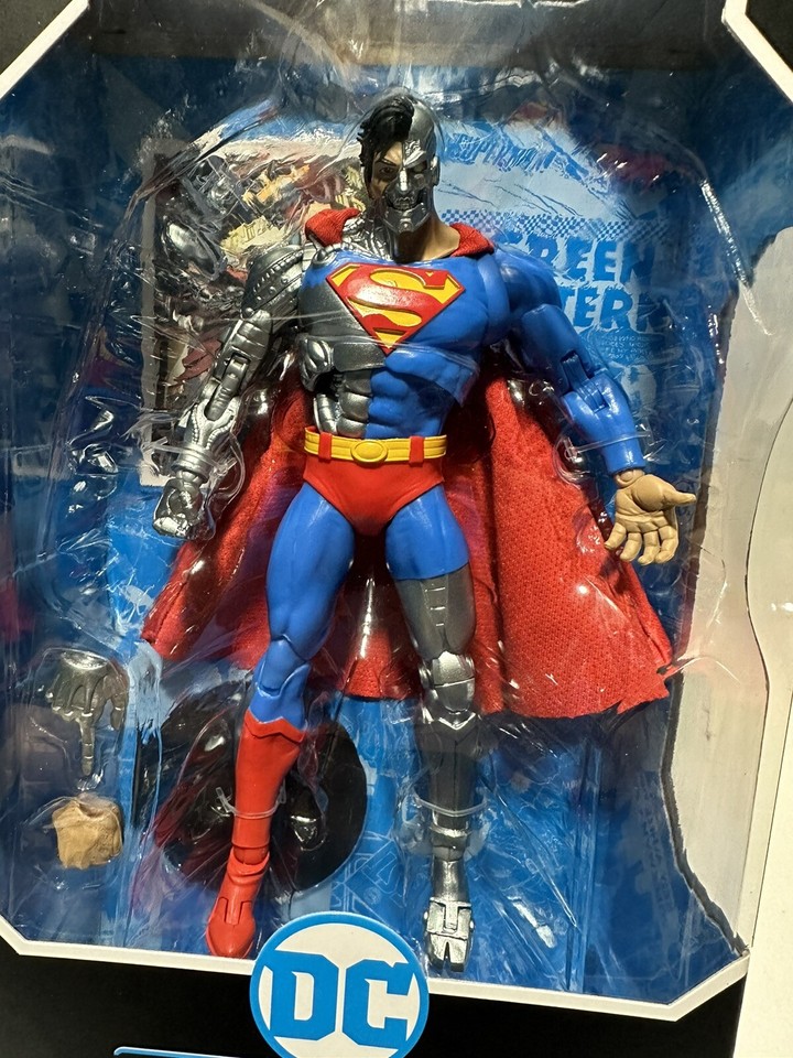 McFarlane DC Multiverse CYBORG SUPERMAN 7" Figure NEW Revenge Of Green ...