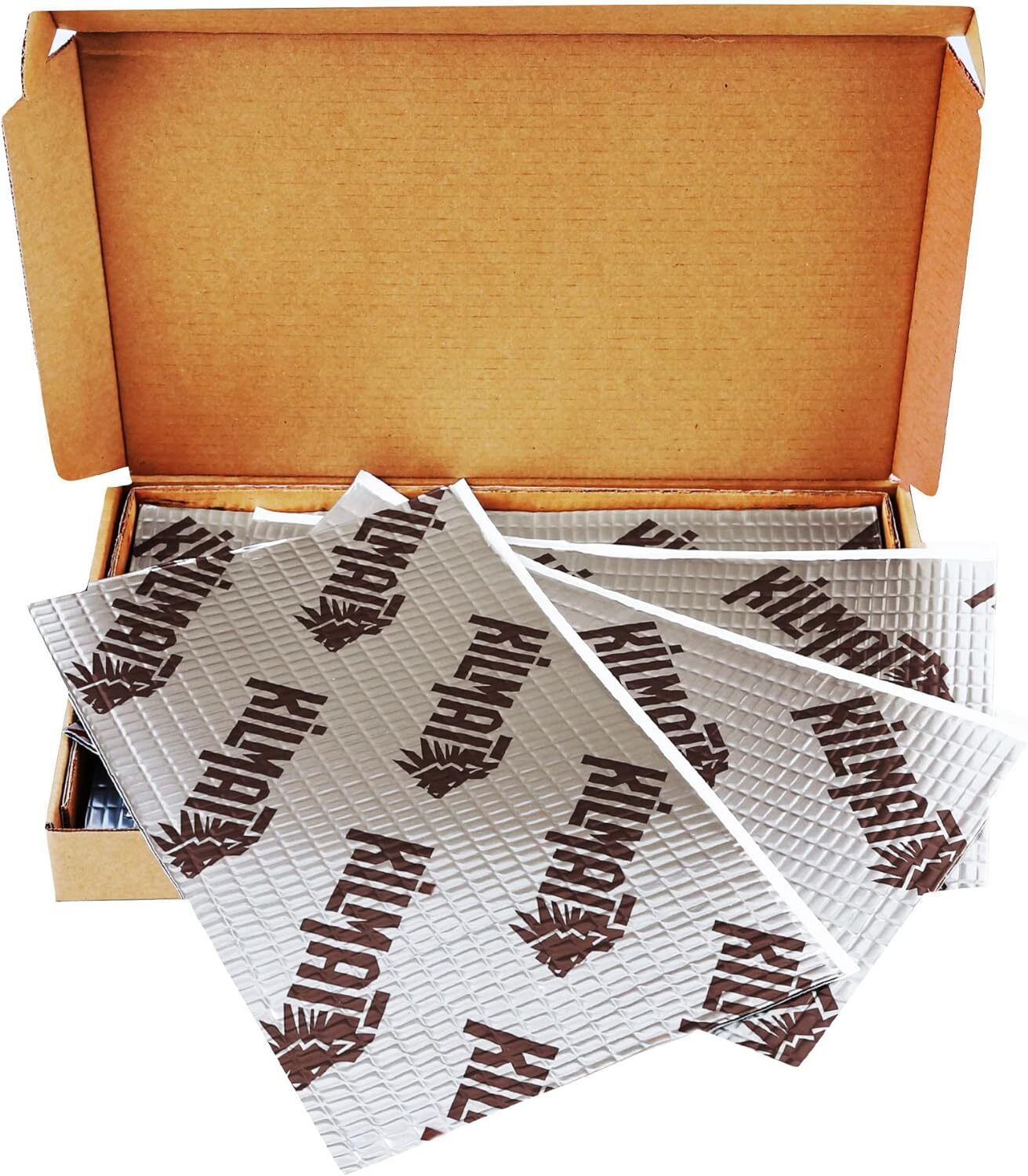 KILMAT 80 mil 18 sqft Car Sound Insulation Mat, Butyl Automotive Noise ...