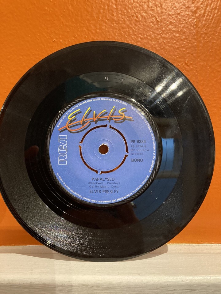 Elvis Old Shep/Paralysed 7” Vinyl Single PB9334 | eBay UK