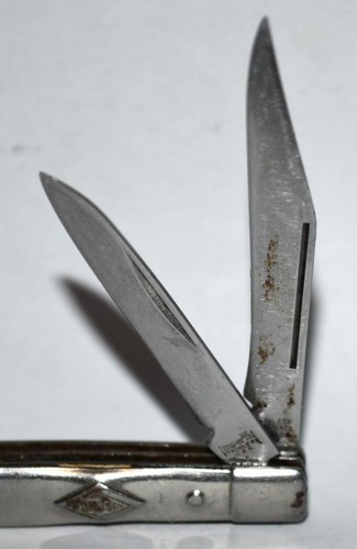 Vtg. Imperial DE (Diamond Edge) Pen Pocket Knife - 2 7/8" Handle - 2 ...