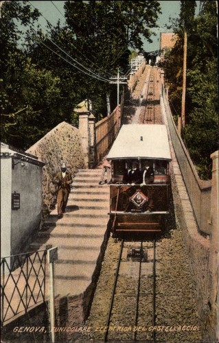 Funicular Railway Geneva Switzerland vintage postcard s375 | eBay