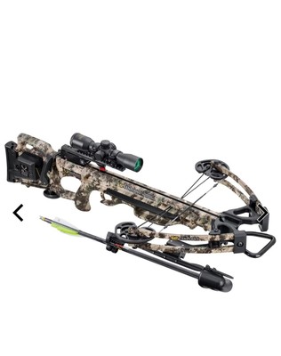 TenPoint Titan M1 Crossbow w/ACUdraw Pro Crank -View Scope 3 Arrows ...