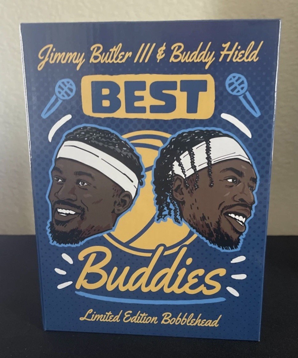 Jimmy Butler Buddy Hield BEST BUDDIES Bobblehead SGA 2025 Golden State ...
