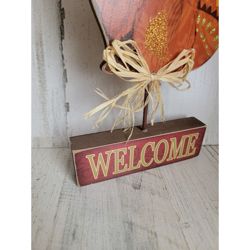 Hobby Lobby Fox welcome sign fall Harvest home decor | eBay