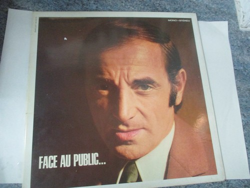 LP 33 T Charles Aznavour Face au Public.... Barclay 1978 | eBay
