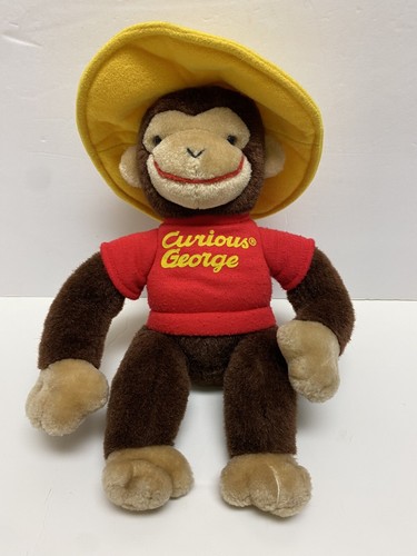 Gund 15" Curious George Plush with Yellow Hat | eBay